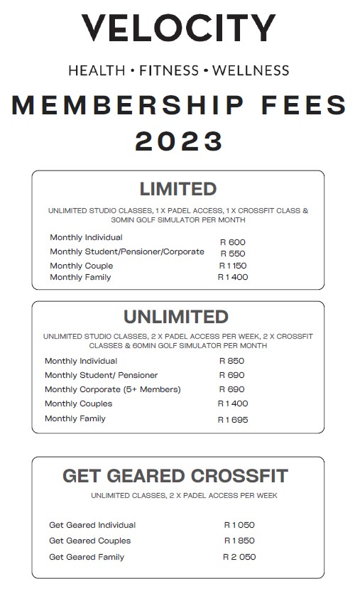 Membership • Velocity Gym Hilton